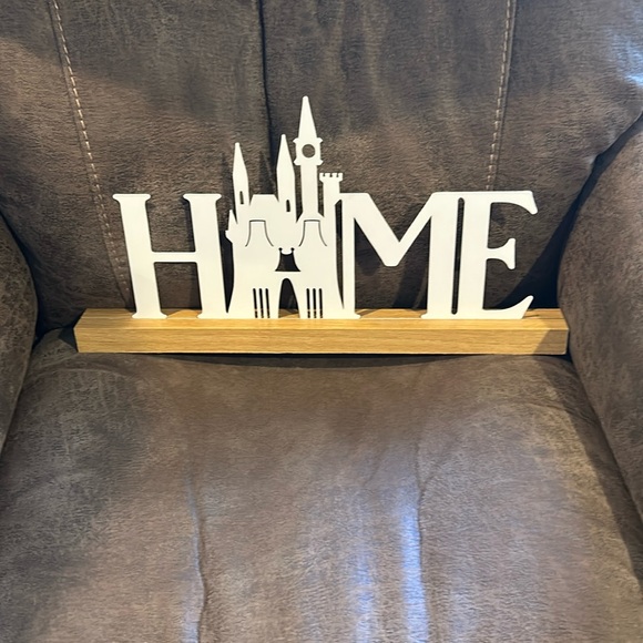 Disney | Accents | Disney Home Sign Complete With Castle In Its Name 6 ...
